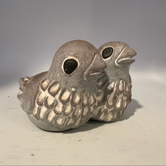 Isabel Bloom | Art | Isabel Bloom Sculpture Of 2 Chickadees Cement ...